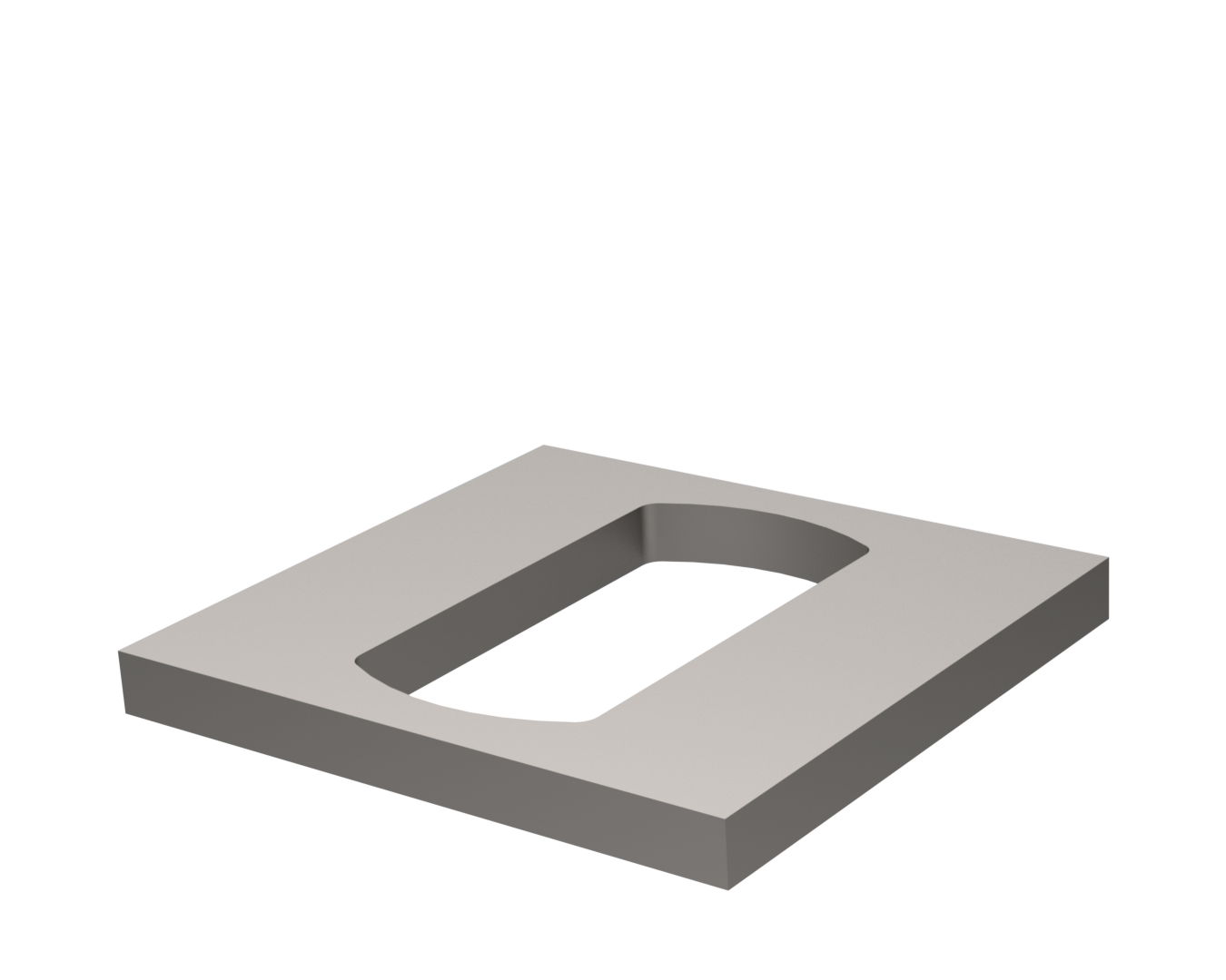 Cornerplate 160x150x15mm with ISO hole • Van Doorn Containerparts