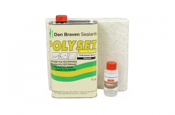 Polyester reparatie set / Polyster repair kit • Van Doorn Containerparts