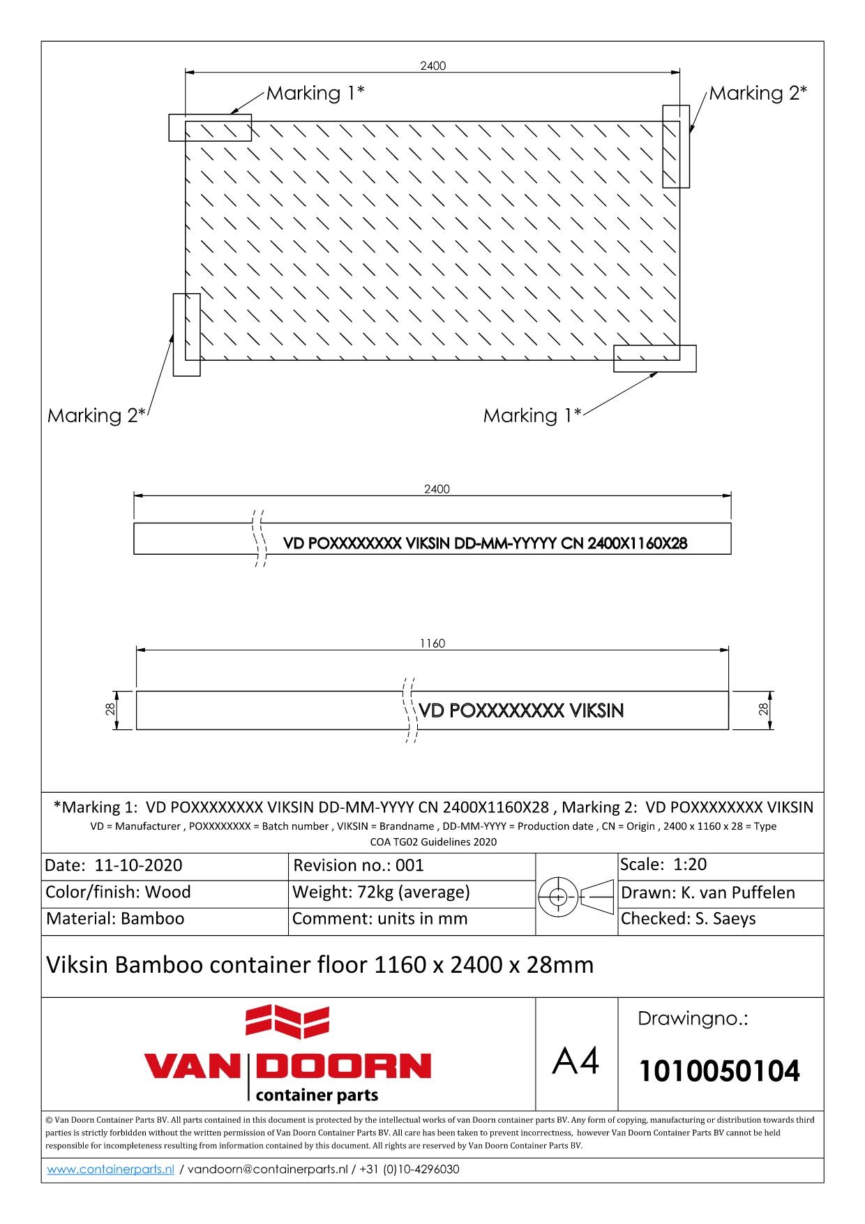 Bamboo - van Doorn Container Parts
