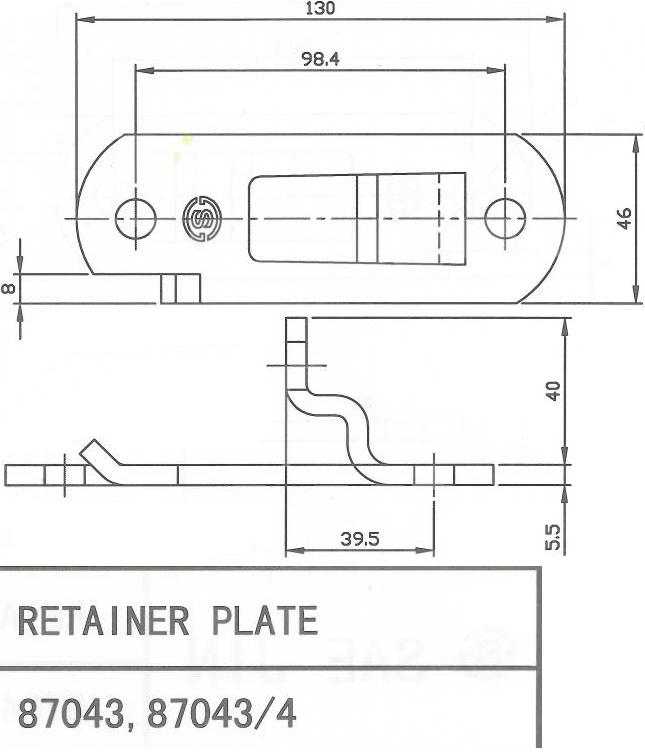 Catch & retainer • Van Doorn Containerparts