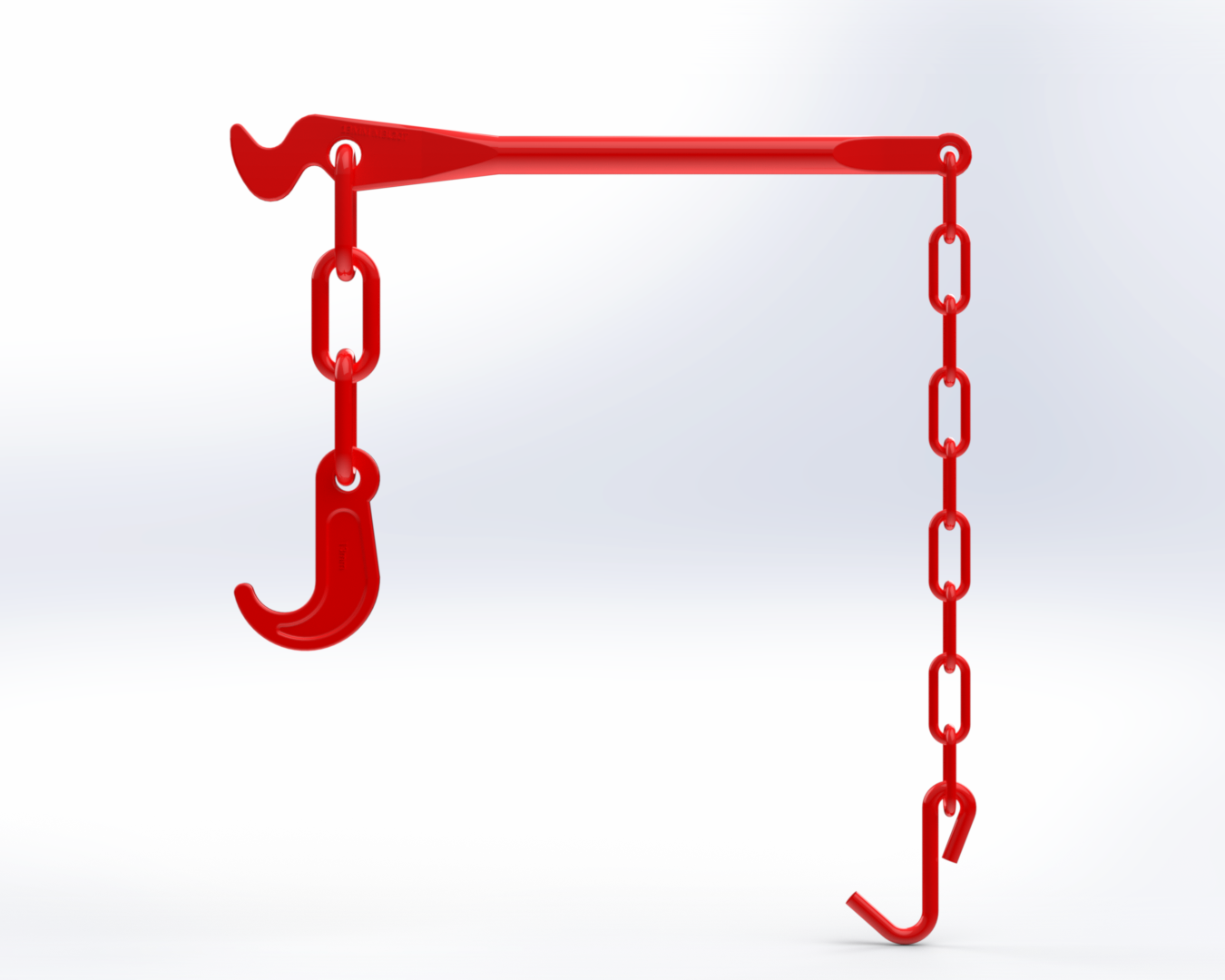 CB-B1 Lashing chain tensioner for 13mm chain MBL=20T • Van Doorn ...