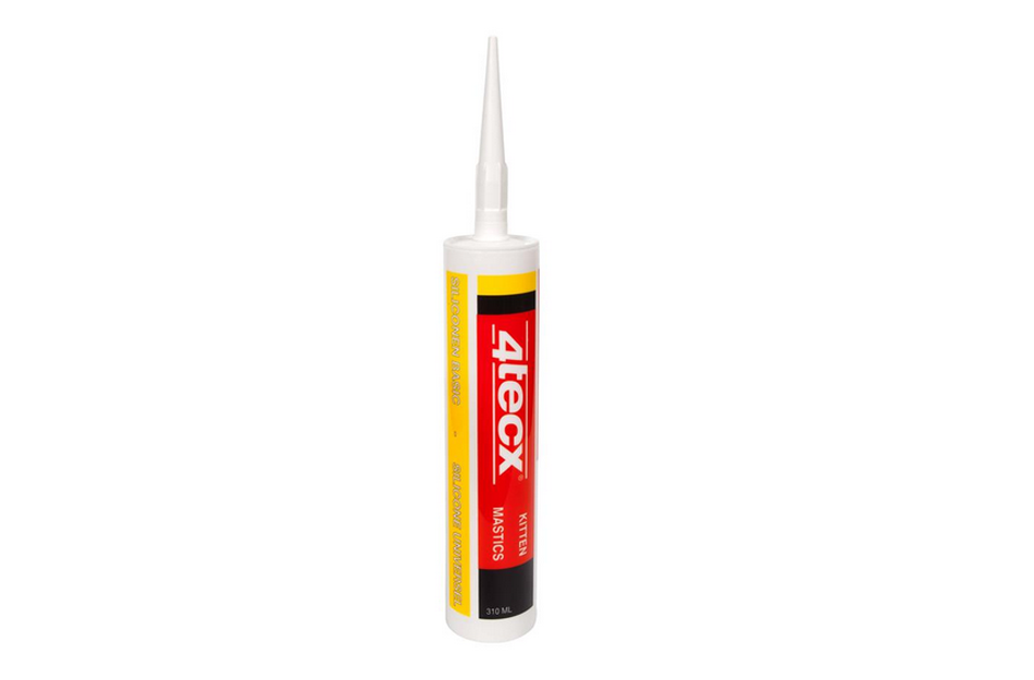 Siliconenkit 310ml Basic white 4TECX • Van Doorn Containerparts
