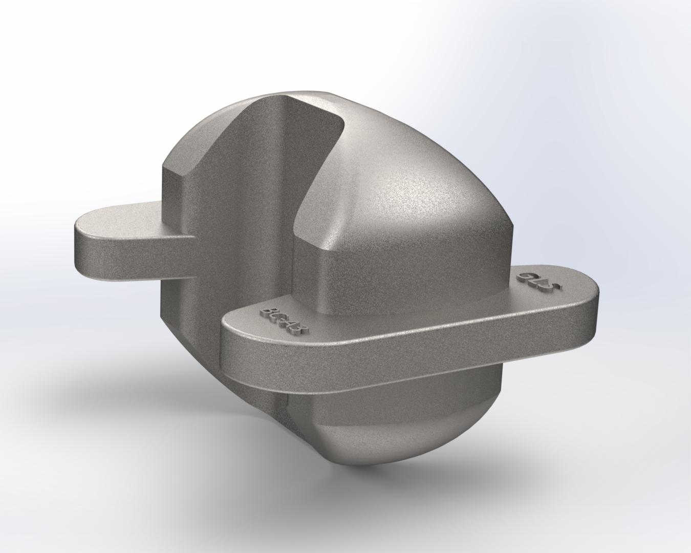 BC-A3/D Single Stacking cone with flange 12mm VanDoorn Containerparts